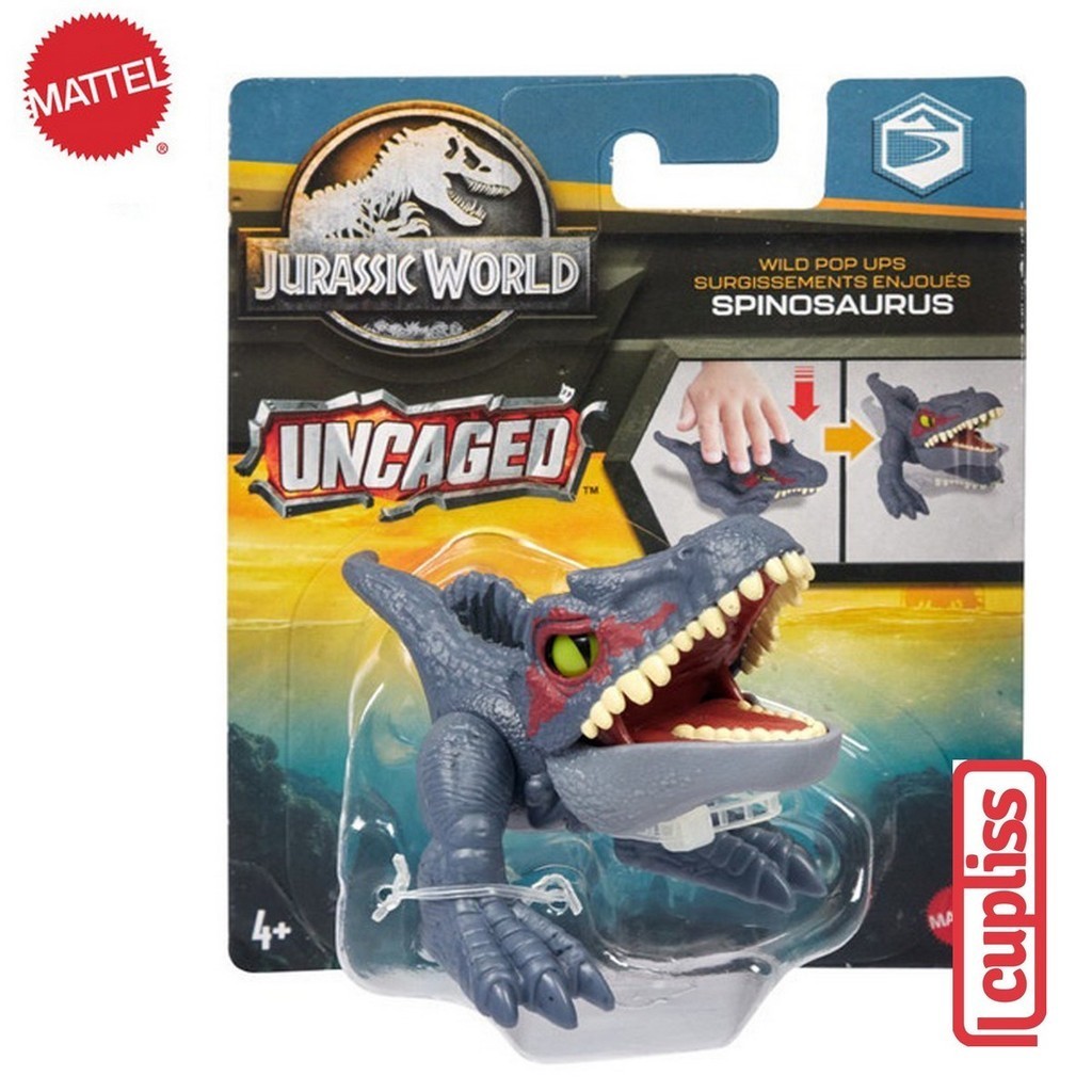 Jual Mattel Jurassic World Original HLN75 Uncaged Wild Pop Ups ...