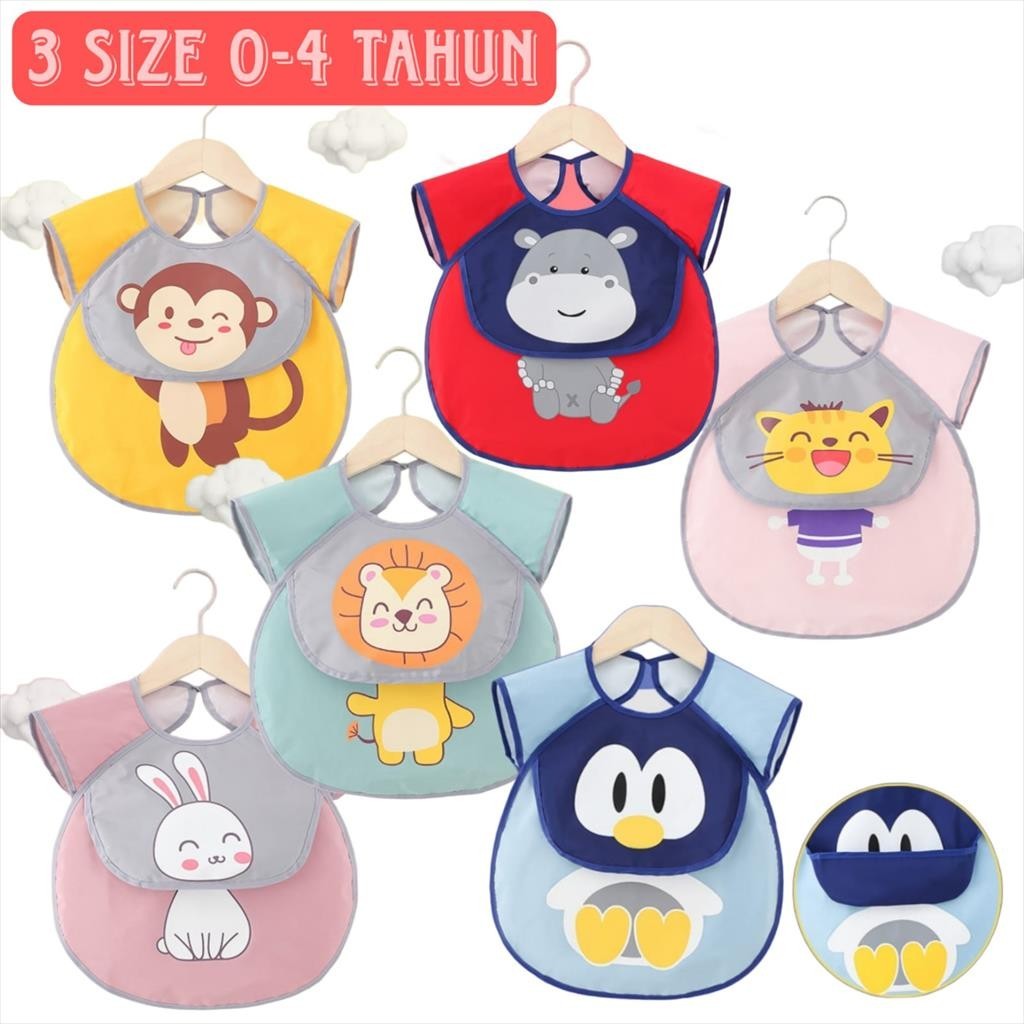 Jual JM0085 Bibs Anak Premium Safari Baby Bib Celemek Baju Anak Lucu ...