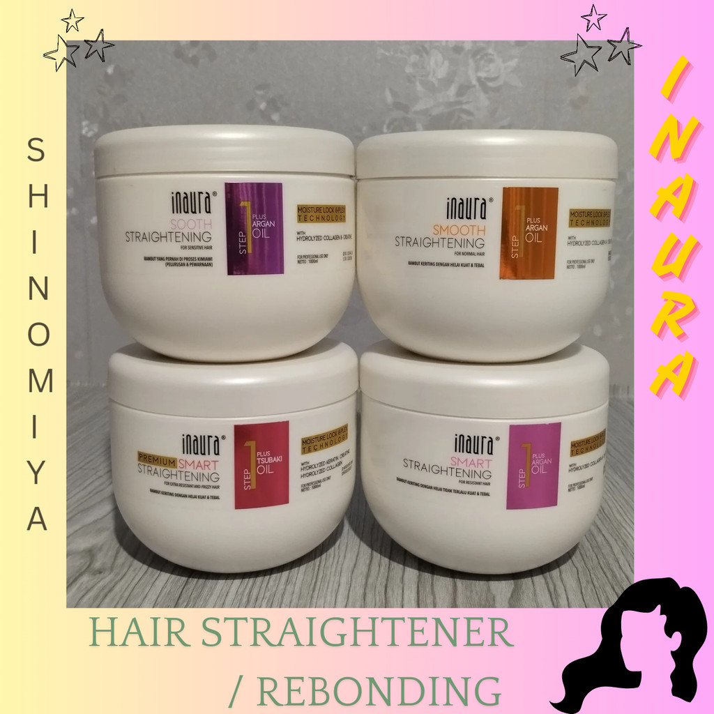 Jual [INAURA] PELURUSAN REBONDING RAMBUT 1KG / SMOOTHING / OBAT PELURUS ...