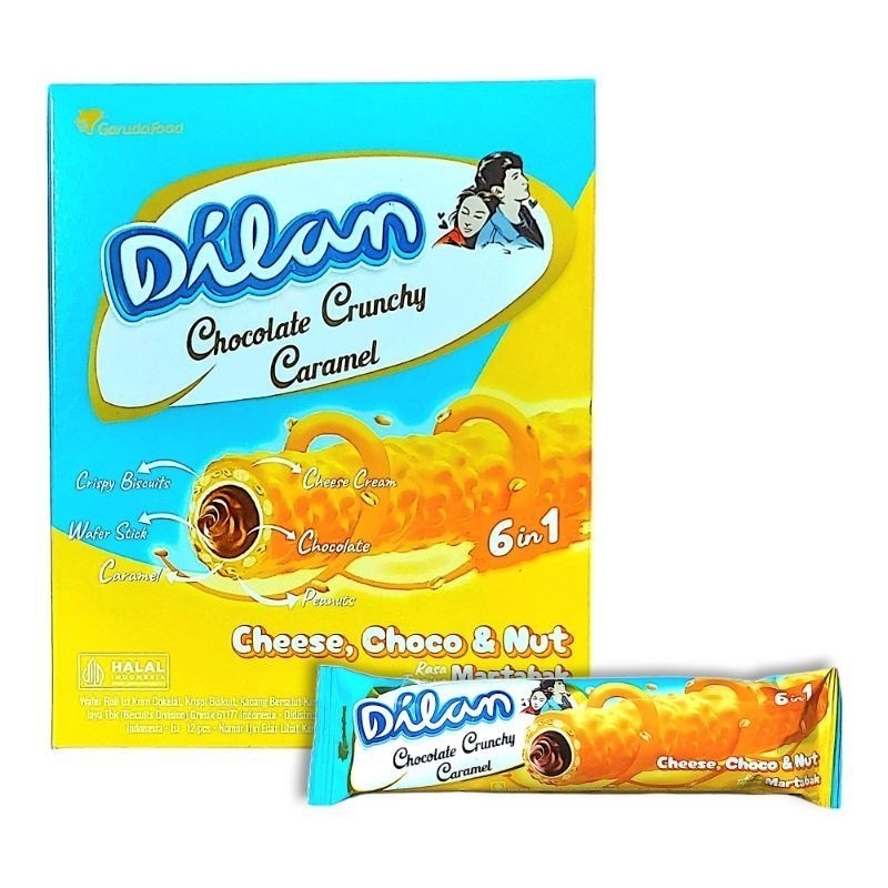 Jual GARUDA FOOD DILAN CHEESE, CHOCO & NUT RASA MARTABAK | Shopee Indonesia