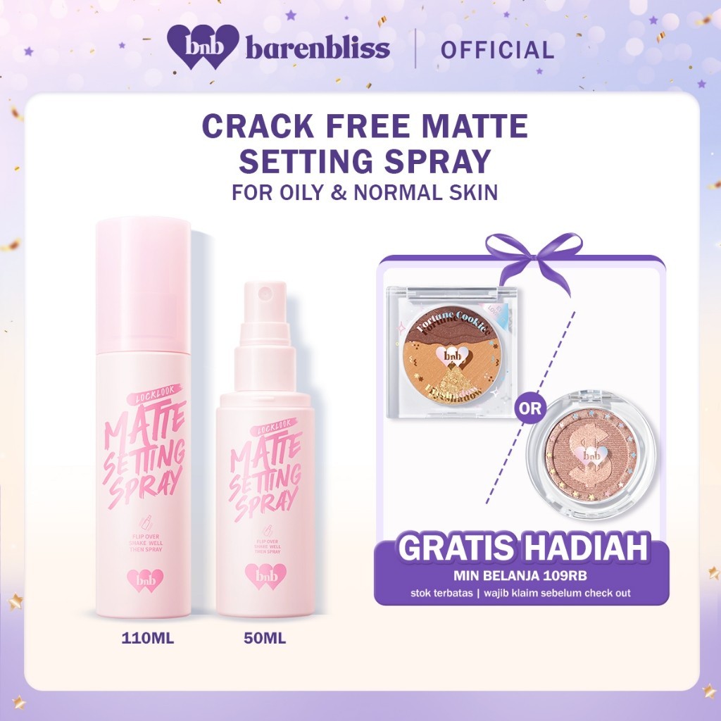 Jual FG64RF [NEW LAUNCH] BNB barenbliss LockLook Matte Setting Spray ...