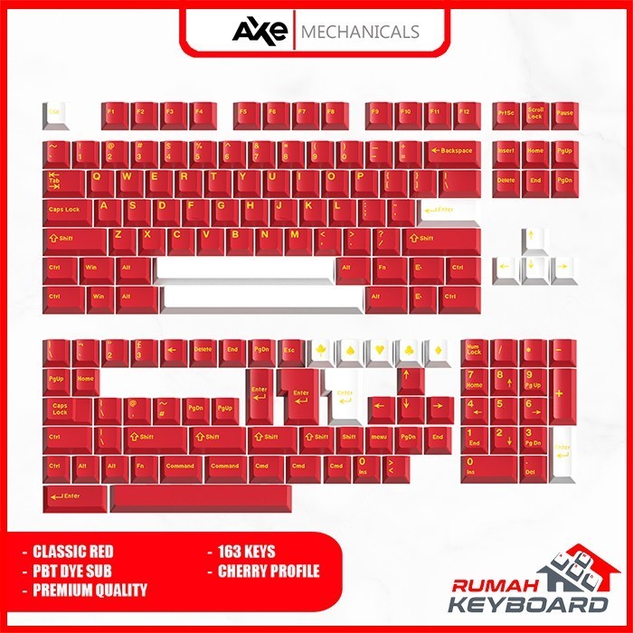Jual AXE MECHANICALS - Cherry - Red Classic - ABS - Double Shot ...