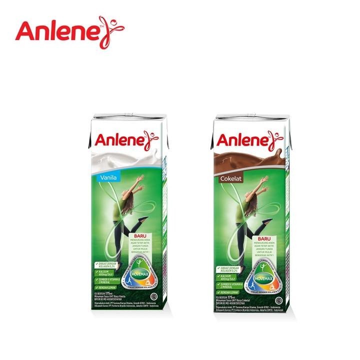 Jual Anlene Susu Dewasa UHT Vanila 175ml + Anlene Susu Dewasa UHT Cokelat - Nutrisi Tinggi ...