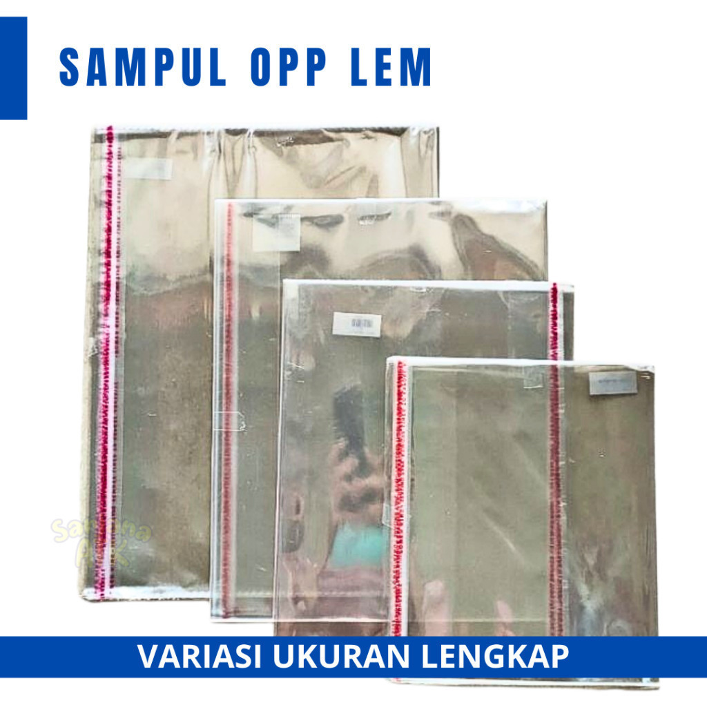 Jual 25 Lbr Sampul Buku Samak Buku Opp Lem Shopee Indonesia