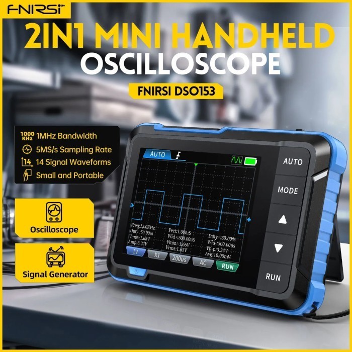 Jual FNIRSI DSO153 Handheld Digital Oscilloscope Signal Generator 2in1 ...