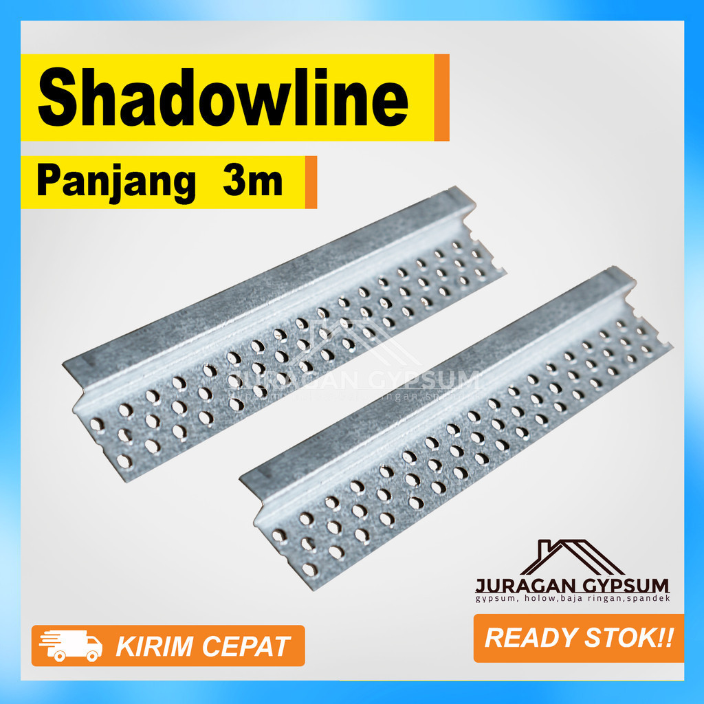 Jual Shadowline 3m / Shadow line gypsum / shedowline gipsum / tali air ...