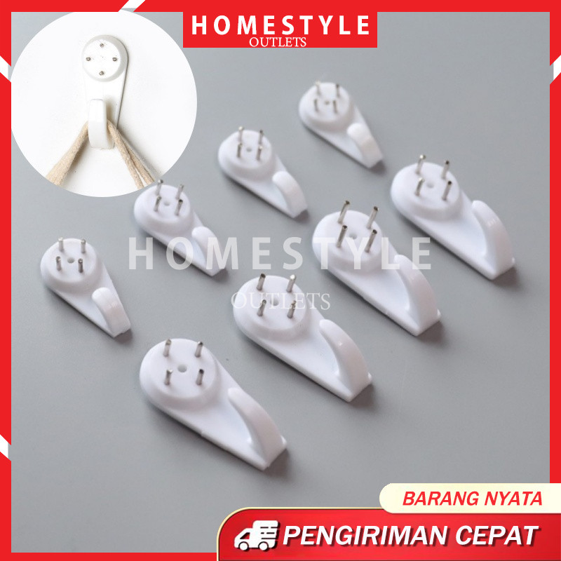 Jual Gantungan Paku Dinding Tanpa Bor Kait Paku Invisible Tanpa Bekas ...