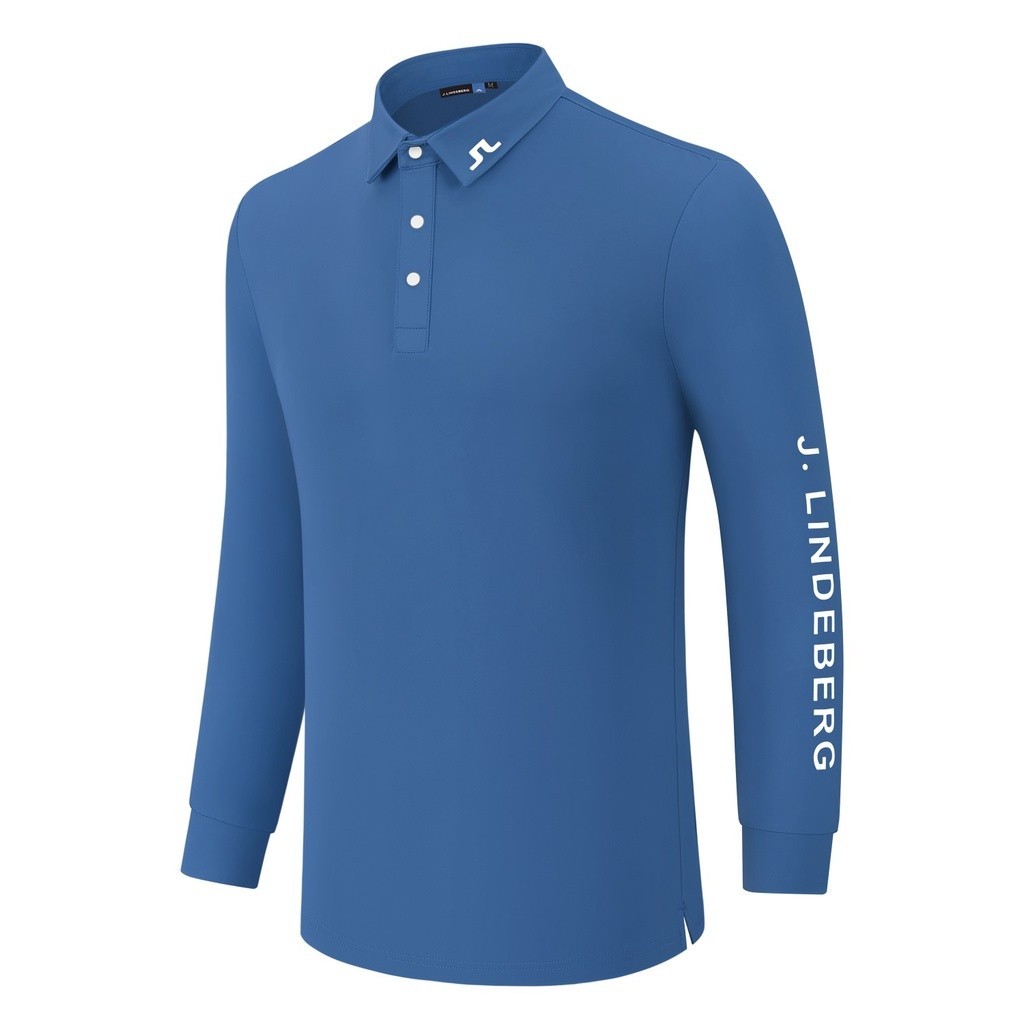 Jual Baju Golf Pria / Baju Olahraga Pria Long SLeeve Letter JLN Sleeve ...