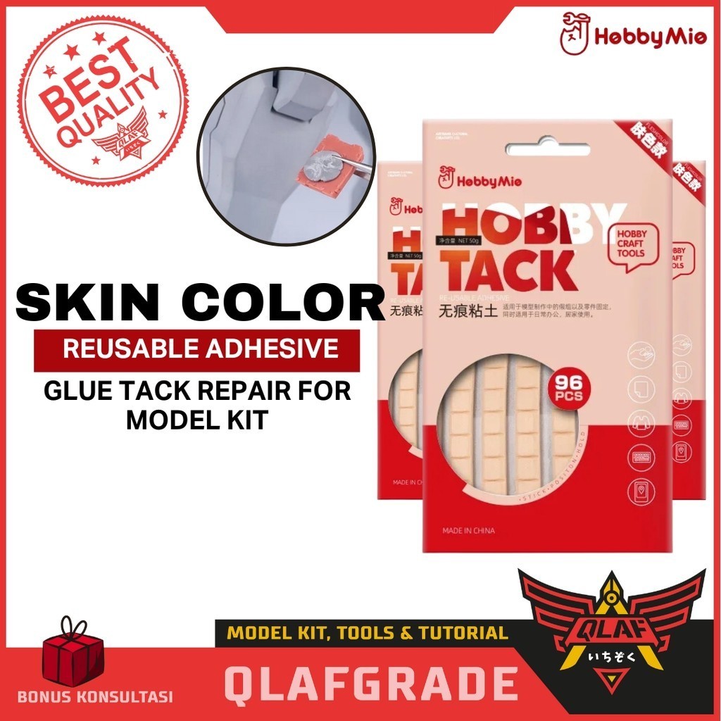 Jual Reusable Adhesive SKIN COLOR Hobby mio - glue tack repair refill ...