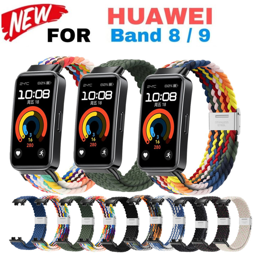 Jual Strap for Braided Solo Loop for Huawei Band 8/9 Straps Adjustable ...