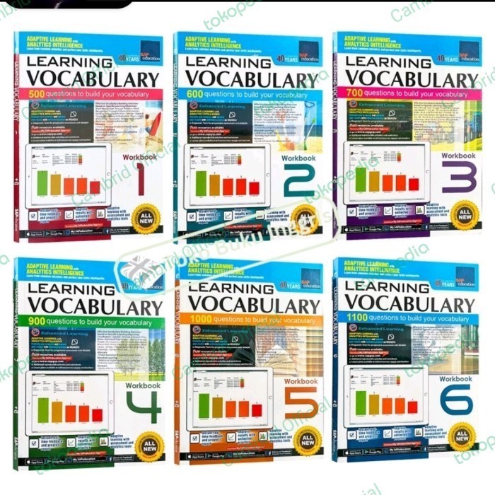 Jual Buku SAP Education Learning Vocabulary Workbook - 1 - 4 | Shopee ...