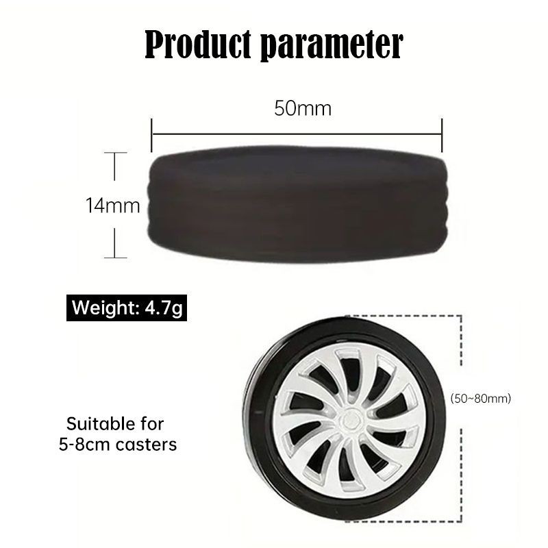 Jual Penutup Senyap Roda Kotak Bar Gambar Penutup Pelindung Roda Bagasi ...