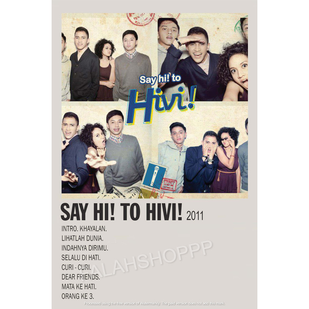 Jual Poster Album Say Hi to Hivi!- Hivi! | Shopee Indonesia