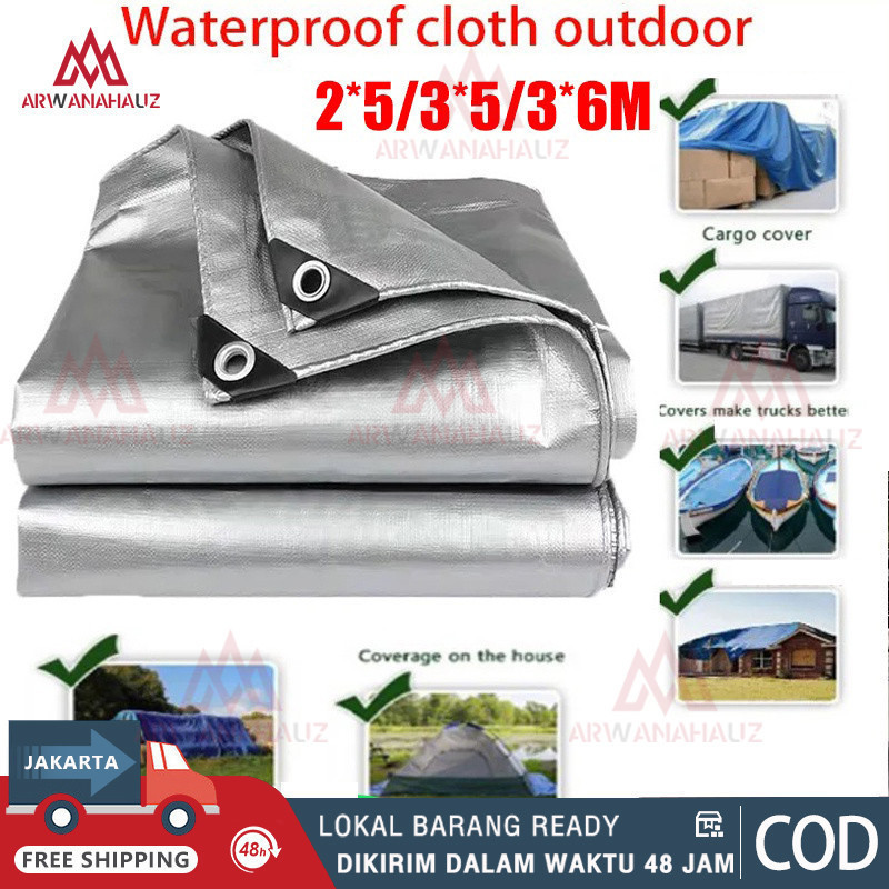 Jual PE terpal Terpal Kain Cv Tentara ukuran /Tenda hujan plastik ...