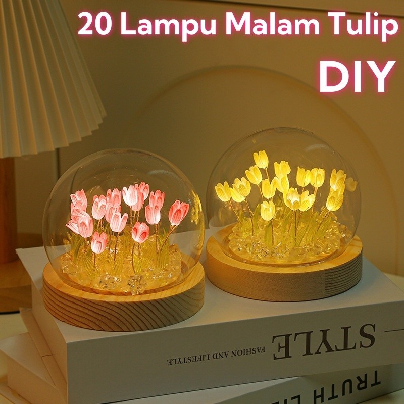 Jual 20pcs Tulip Malam Lampu Led Kamar Tidur Ins DIY Untuk Dekorasi ...