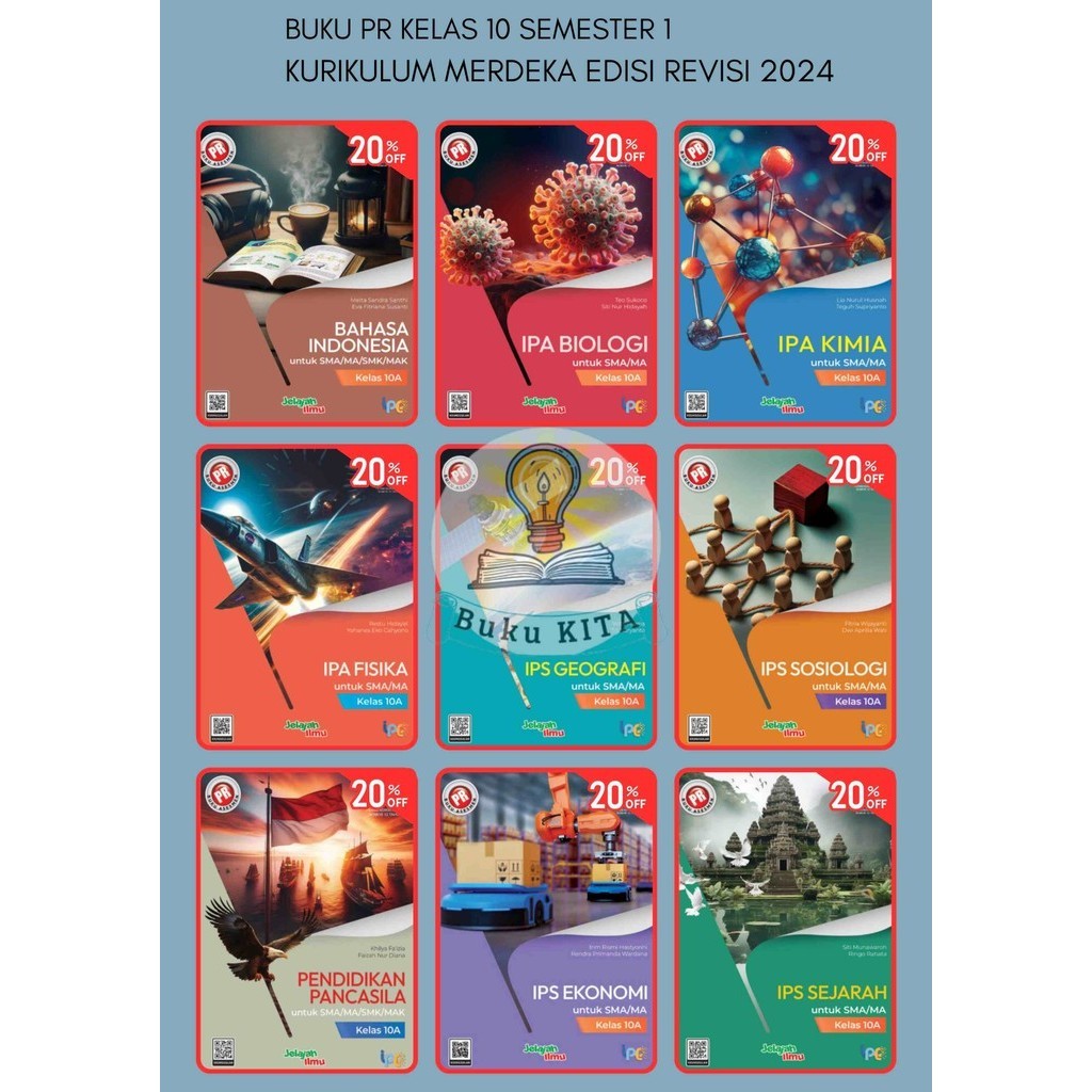 Jual Buku Pr/LKS Kurmer SMA Kelas 10 Semester 1 EDISI REVISI 2024 Kurikulum Merdeka Intan ...