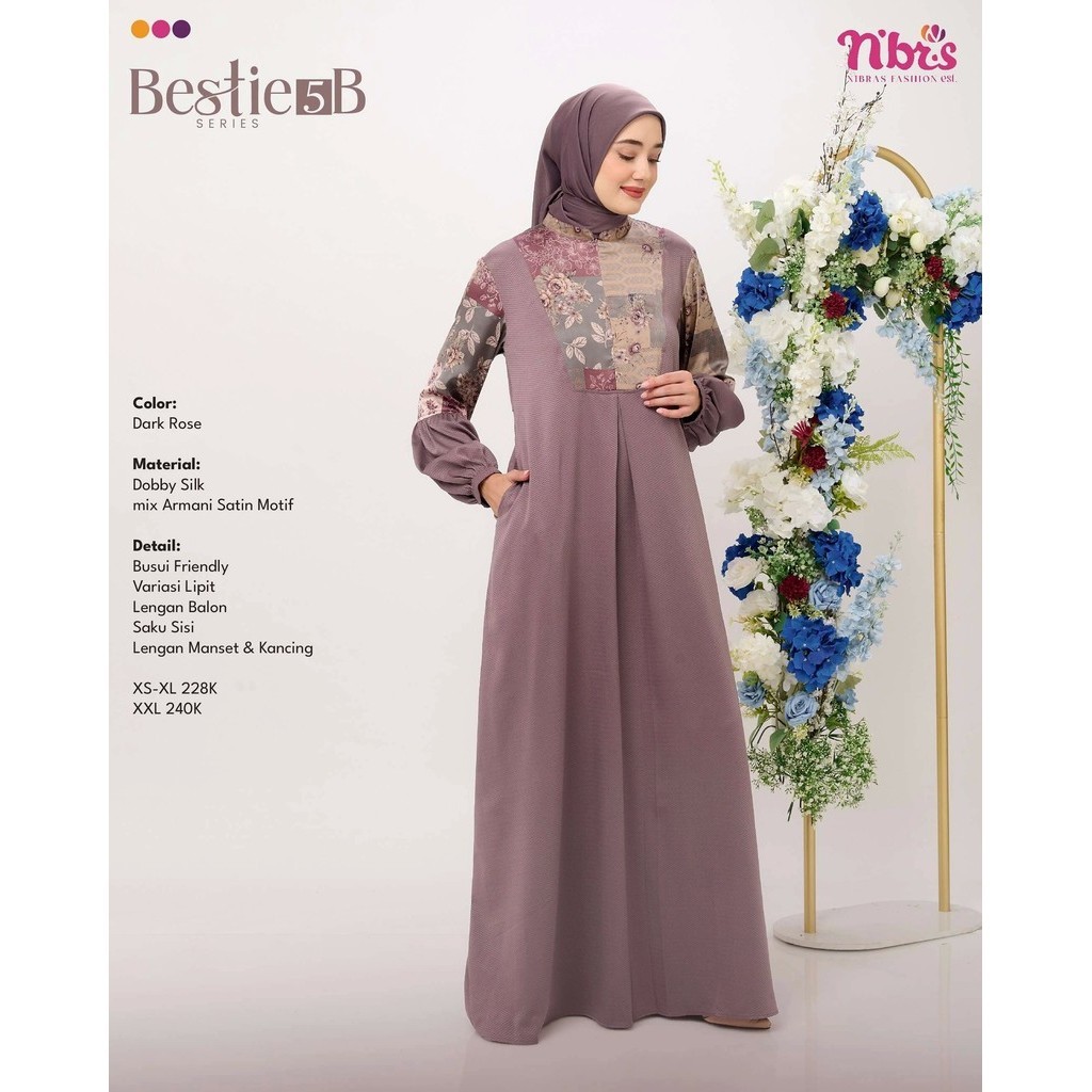 Jual Nbrs - Gamis Nibras Bestie Series 5B / Gamis Couple Seragam Simpel ...
