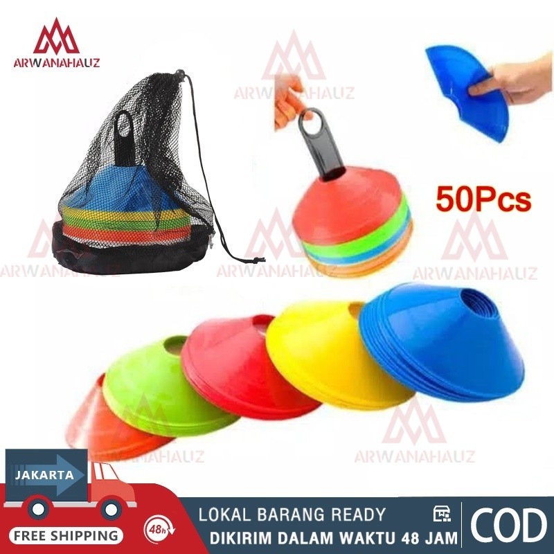 Jual Cone mangkuk Alat Olahraga Latihan kun mangkok marker sports 005-1 ...