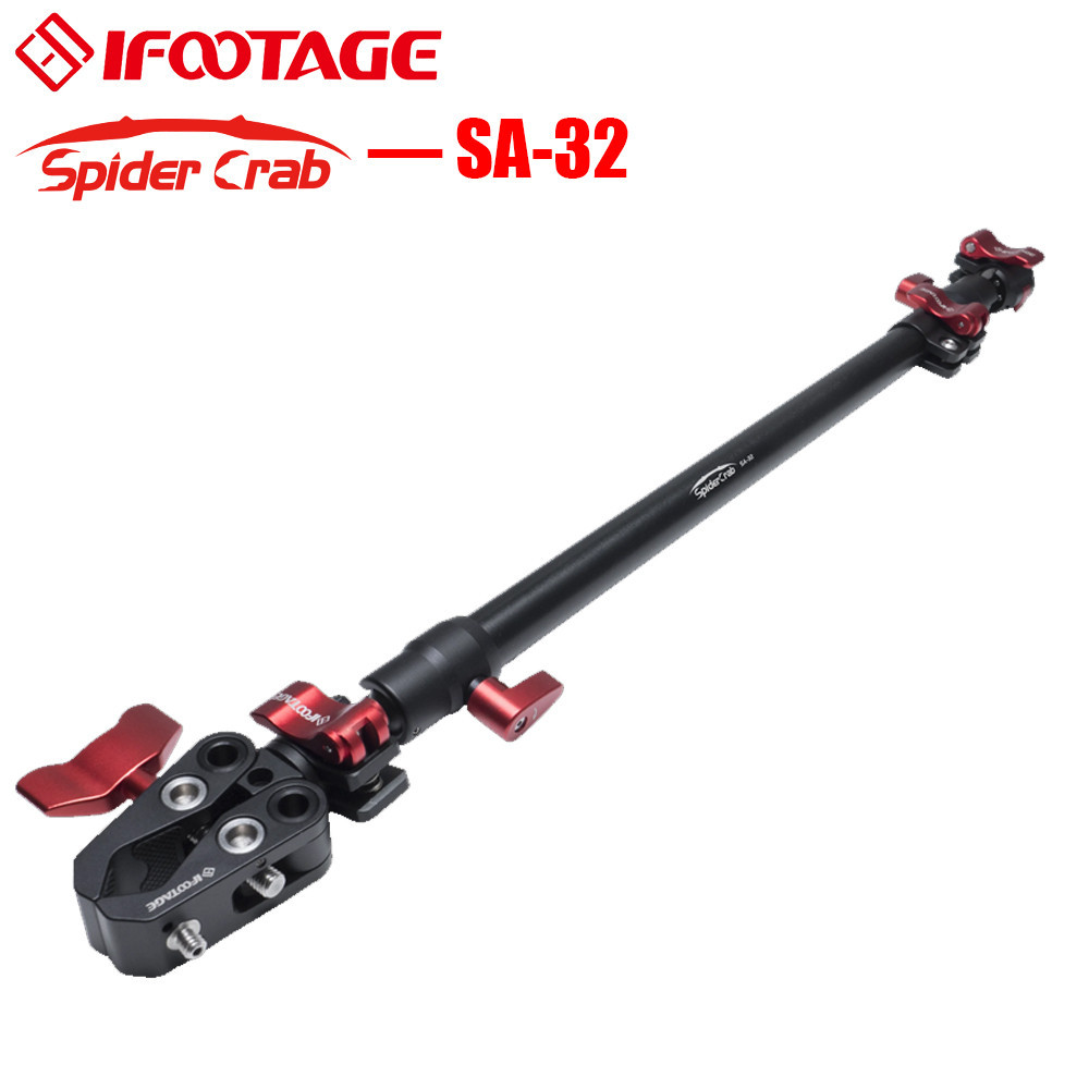 Jual IFOOTAGE 32" Camera Support Arm, Spider Crab Telescoping Support ...