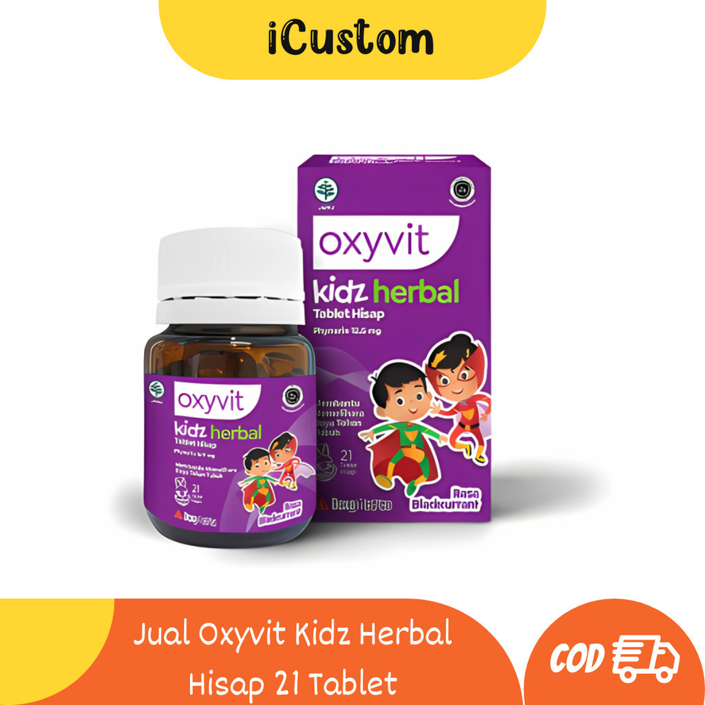 Jual Oxyvit Kidz - Herbal 21 Tablet Hisap Multivitamin Anak | Shopee ...