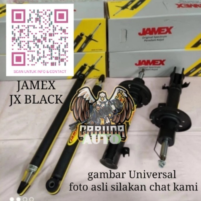 Jual PAKET Shockbreaker JAMEX JX BLACK NEW CITY GD8 DEPAN BELAKANG TH ...