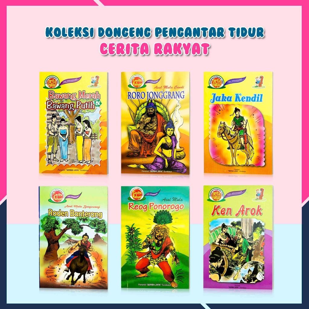 Jual Buku Cerita Bergambar Rakyat Raden Banterang / Roro Jonggrang ...