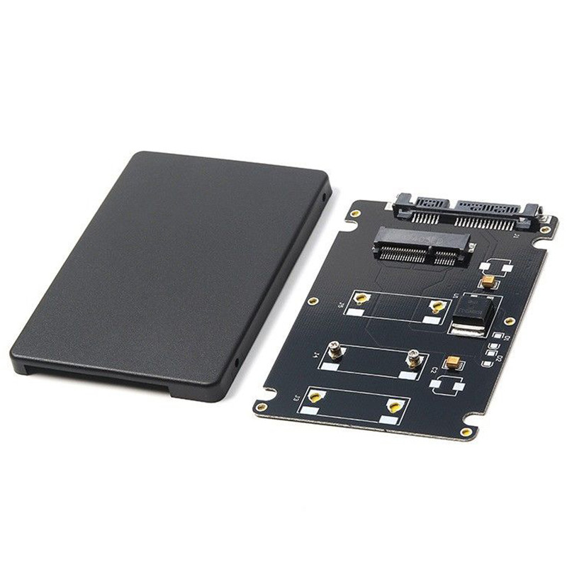 Jual Mini Pcie mSATA SSD to 2.5 inch SATA3 Adapter Card with Case 7 mm ...