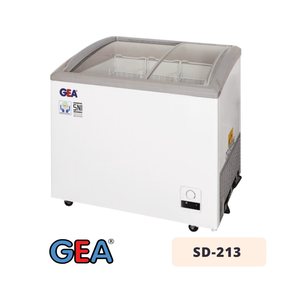 Jual FREEZER ES KRIM SLIDE GEA SD-213 KULKAS ICE CREAM KACA SLIDING ...