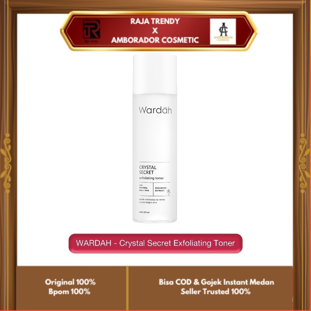 Jual WARDAH - CRYSTAL SECRET EXFOLIATING TONER ( 125 ml ) - Toner Wajah ...