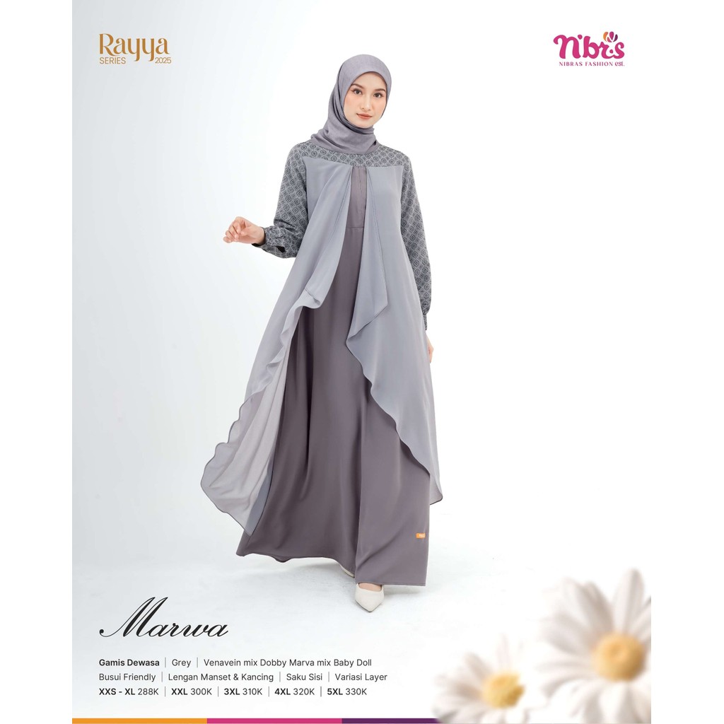 Jual Nibras Inara Collection Sarimbit Lebaran Gamis Dewasa Mewah Marwa ...