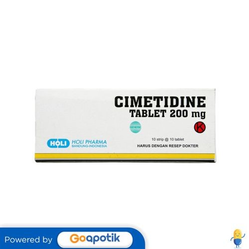 Jual Cimetidine Holi Pharma 200 Mg Box 100 Tablet | Shopee Indonesia