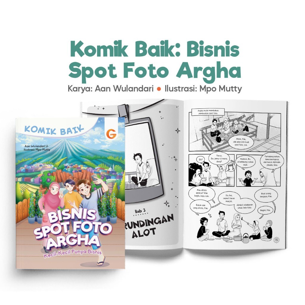 Jual Gema Insani Komik Baik Bisnis Spot Foto Argha Kecil-Kecil Punya Bisnis Original | Shopee ...