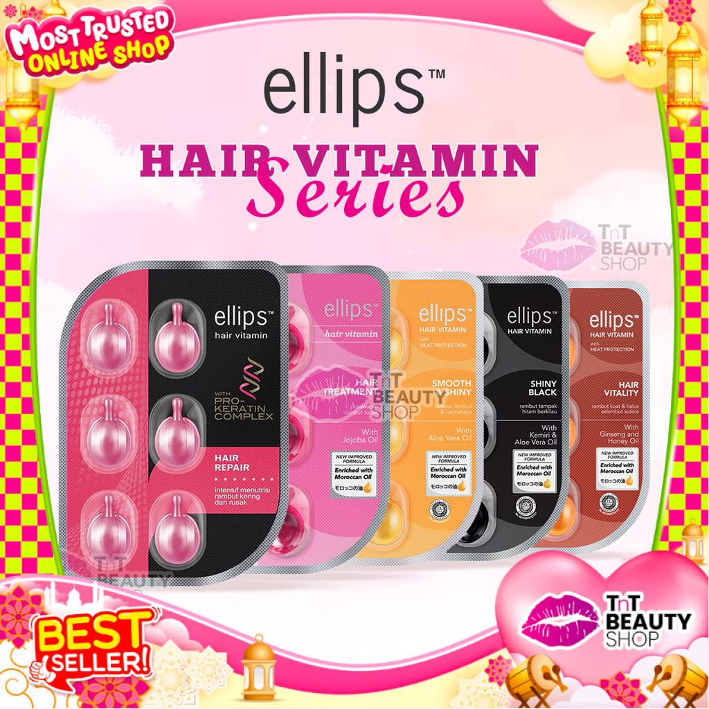 Jual ELLIPS Hair Vitamin Series Blister Keratin | Balinese Essential ...