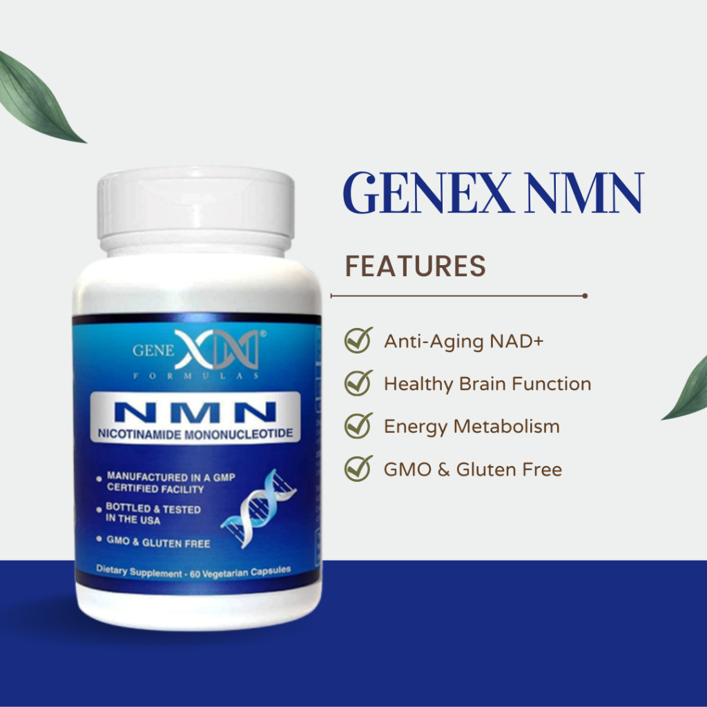 Jual Official store COD | GENEX NMN 250MG SERVING NICOTINAMIDE MONONUCLEOTIDE DIRECT NAD+ ...