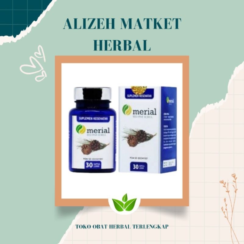 Jual Merial Red Pine Korea Obat Atasi Kolesterol & Darah Tinggi ...