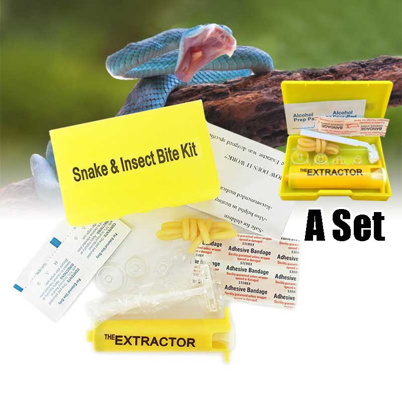 Jual Snake & Insect Bite Kit / Venom Extractor Kit / Pompa Penyedot ...