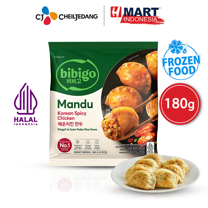 Jual CJ BIBIGO Mandu Korean Spicy Chicken - Pangsit isi Ayam Pedas Khas Korea 180g | Shopee ...
