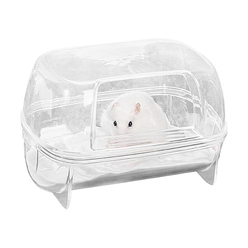 Jual Hamster Sand Bath Container Transparent Sand Bath Shower Room ...