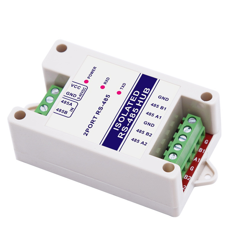 Jual 485 Repeater Photoelectric Isolation Industrial RS485 Hub 2Channel ...