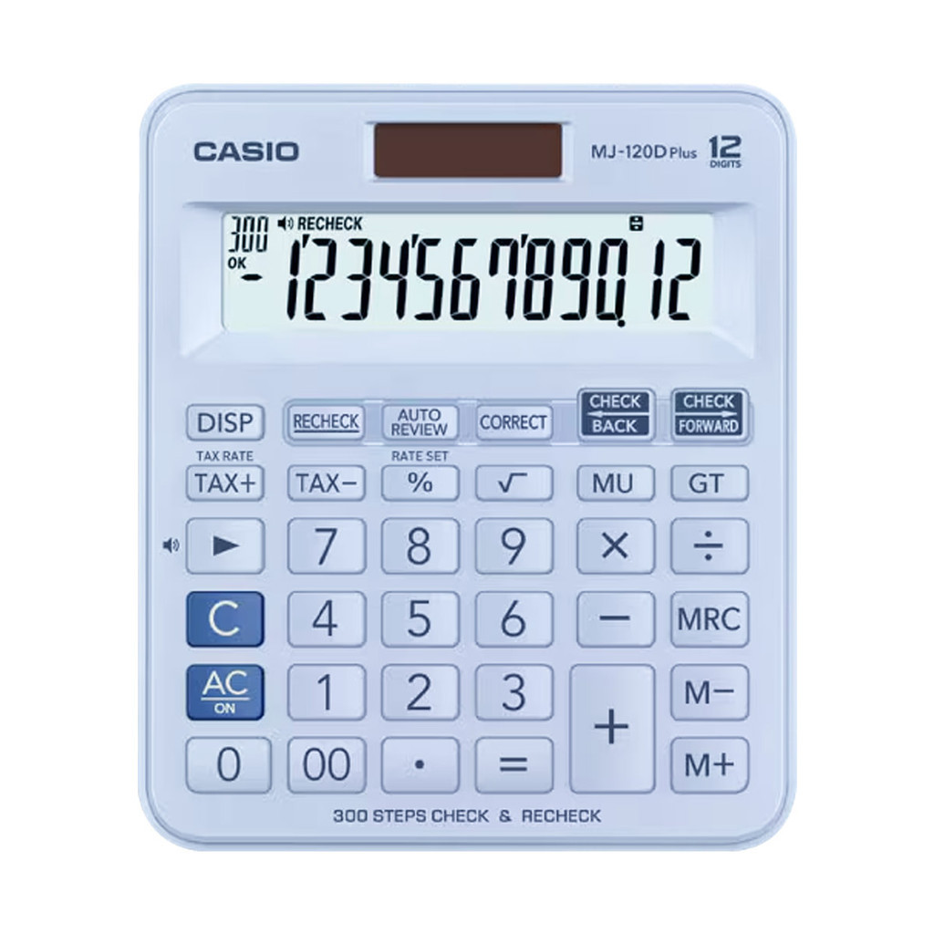 Jual Casio MJ-120D Plus Kalkulator Calculator Desktop Kalkulator Dasar 12 Digit | Shopee Indonesia