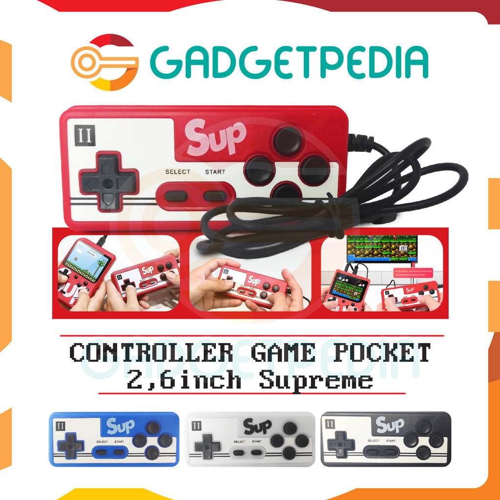 Jual Joystick Controller Gameboy SUPREME isi 400 Game in 1 Gamebot ...