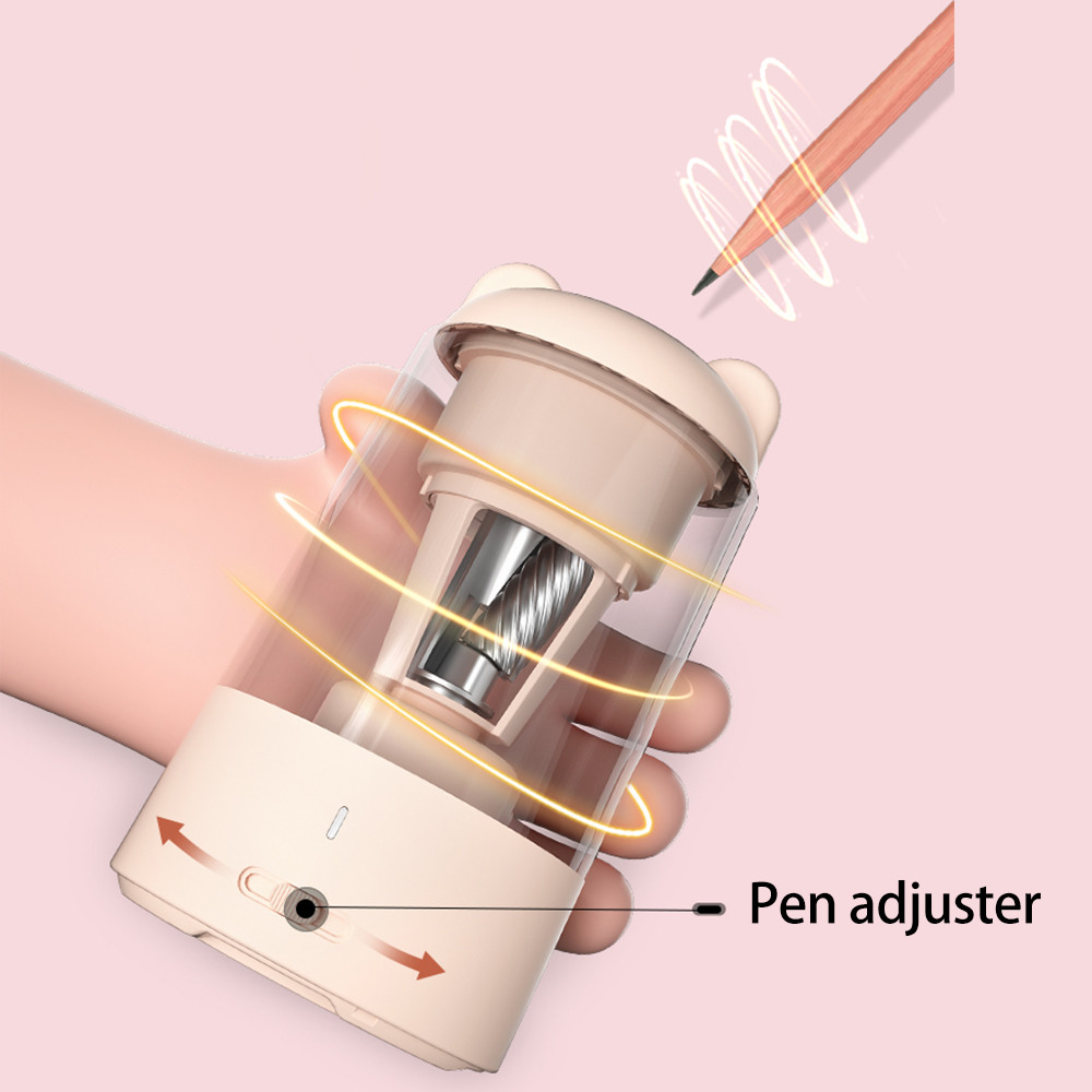 Jual Automatic Electric Pencil Sharpener with 3 Nib Auto Stop and Fast ...