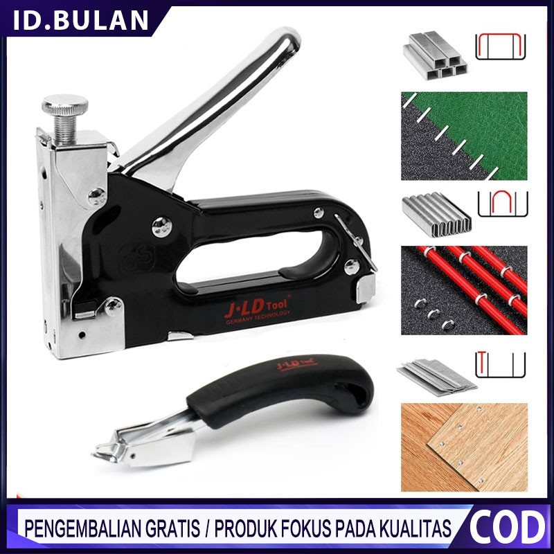 Jual 4in1 Staples Stapler Staple Gun Paku 3 In 1 Pistol Kuku DIY ...