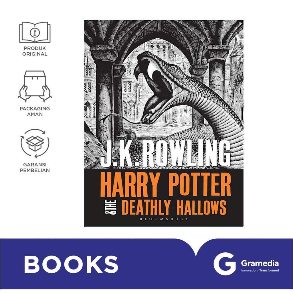 Jual Harry Potter And The Deathly Hallows (Adult Edition) | Shopee ...