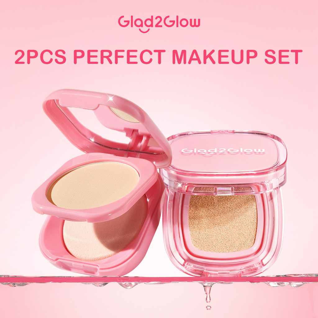 Jual G2G MakeUp Paket 2pcs Perfect MakeUp Set Paket Glad2Glow Perfect ...