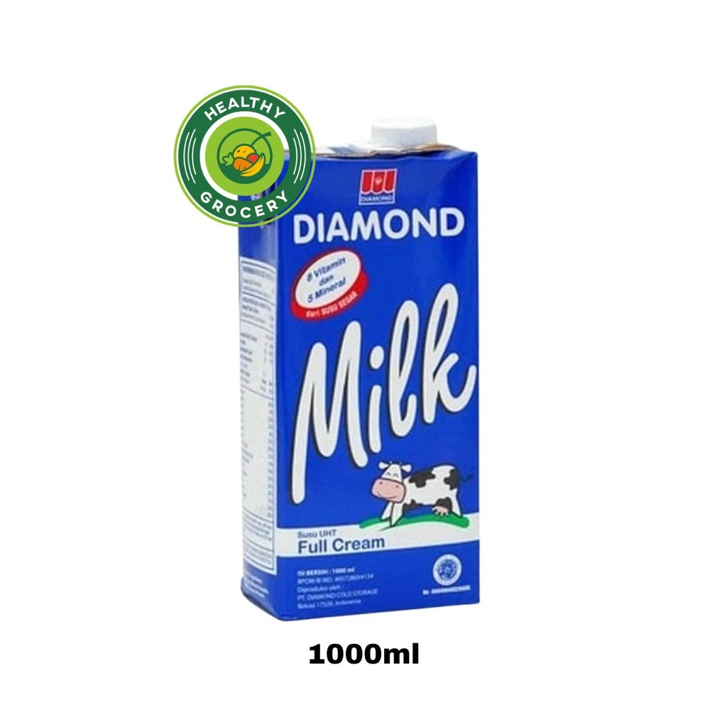 Jual Diamond Milk UHT Milk Full Cream 1000ml | Shopee Indonesia