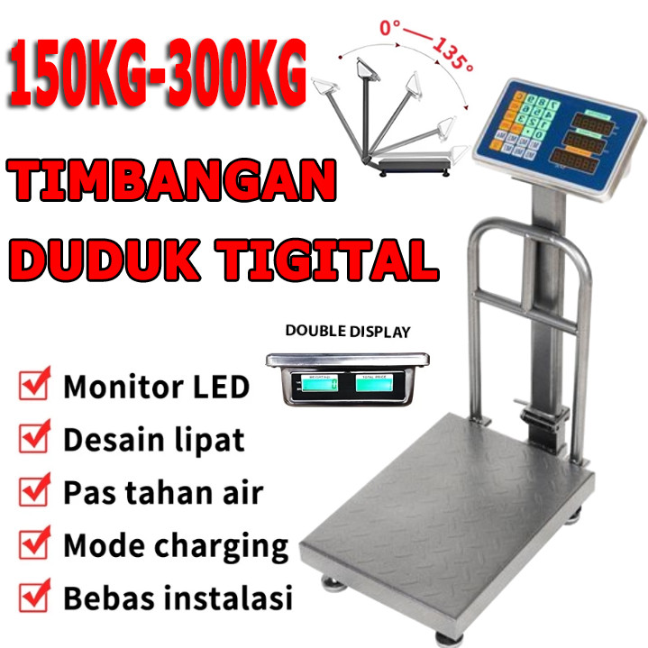 Jual Electronic Platform Scale Timbangan Duduk Digital Timbangan Barang Electrik Platform ...