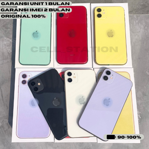 Jual iphone inter 11 second variasi khusus original 100% 256gb/128gb ...