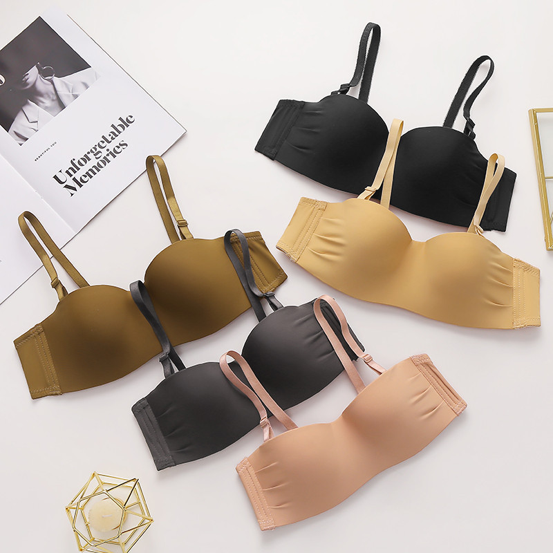 Jual Bra Wanita Half Cup Push Up Seamless BH Ada Kawat | Shopee Indonesia