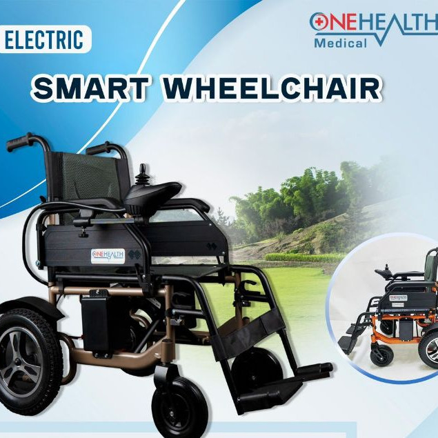 Jual OneHealth Kursi Roda Elektrik Lipat Smartwheel KY 123 Otomatis ...